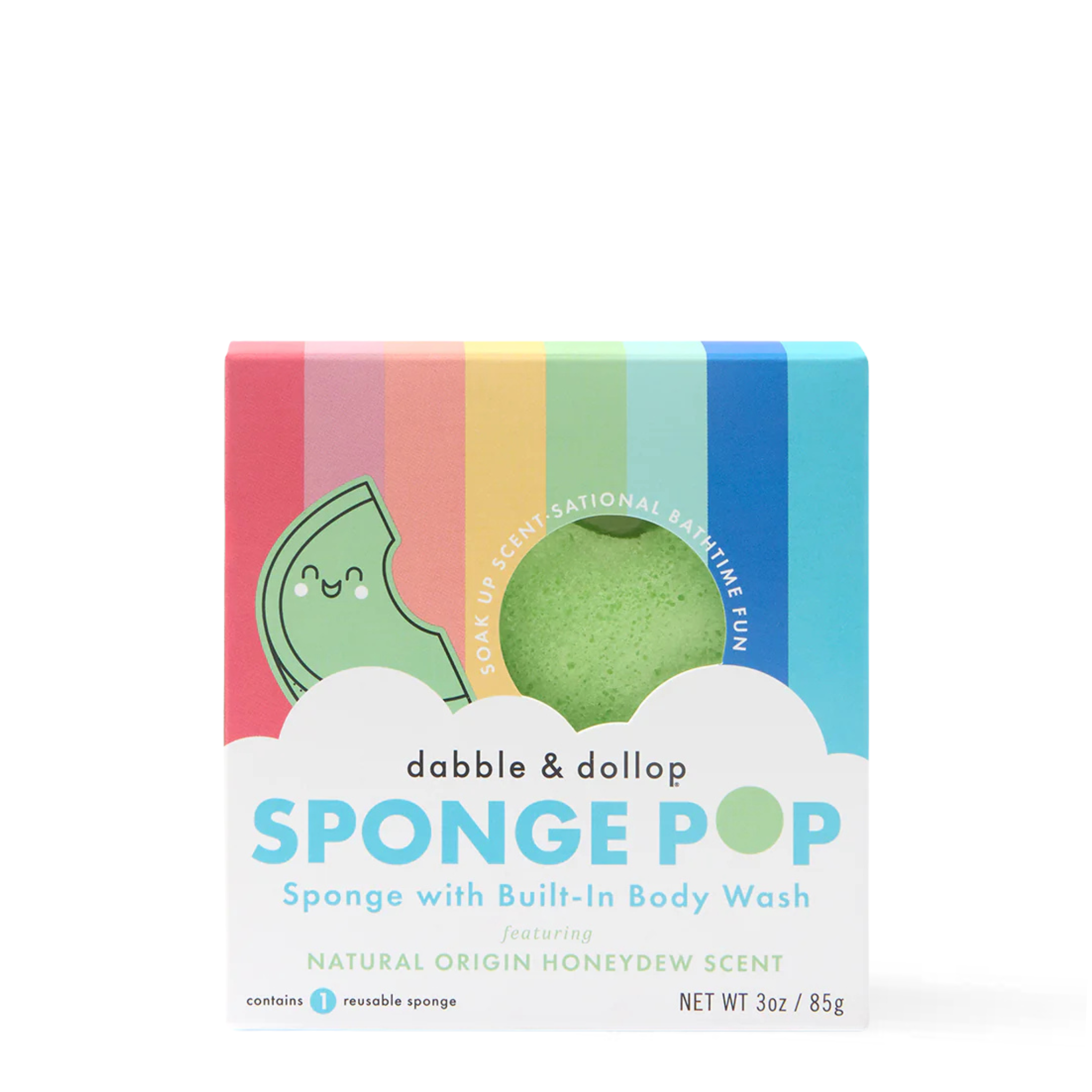 Sponge Pop™ Sponge with Built-In Body Wash | Loshen & Crem