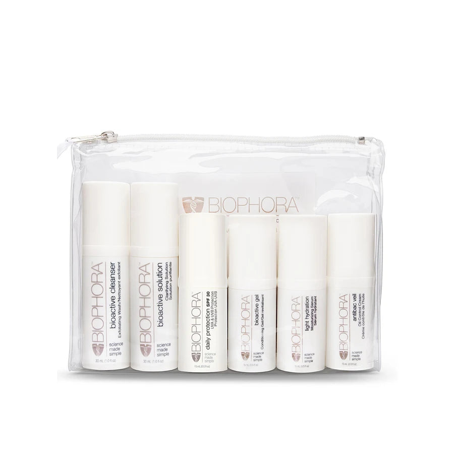 The Biophora Acne Prone Skincare kit | Loshen & Crem